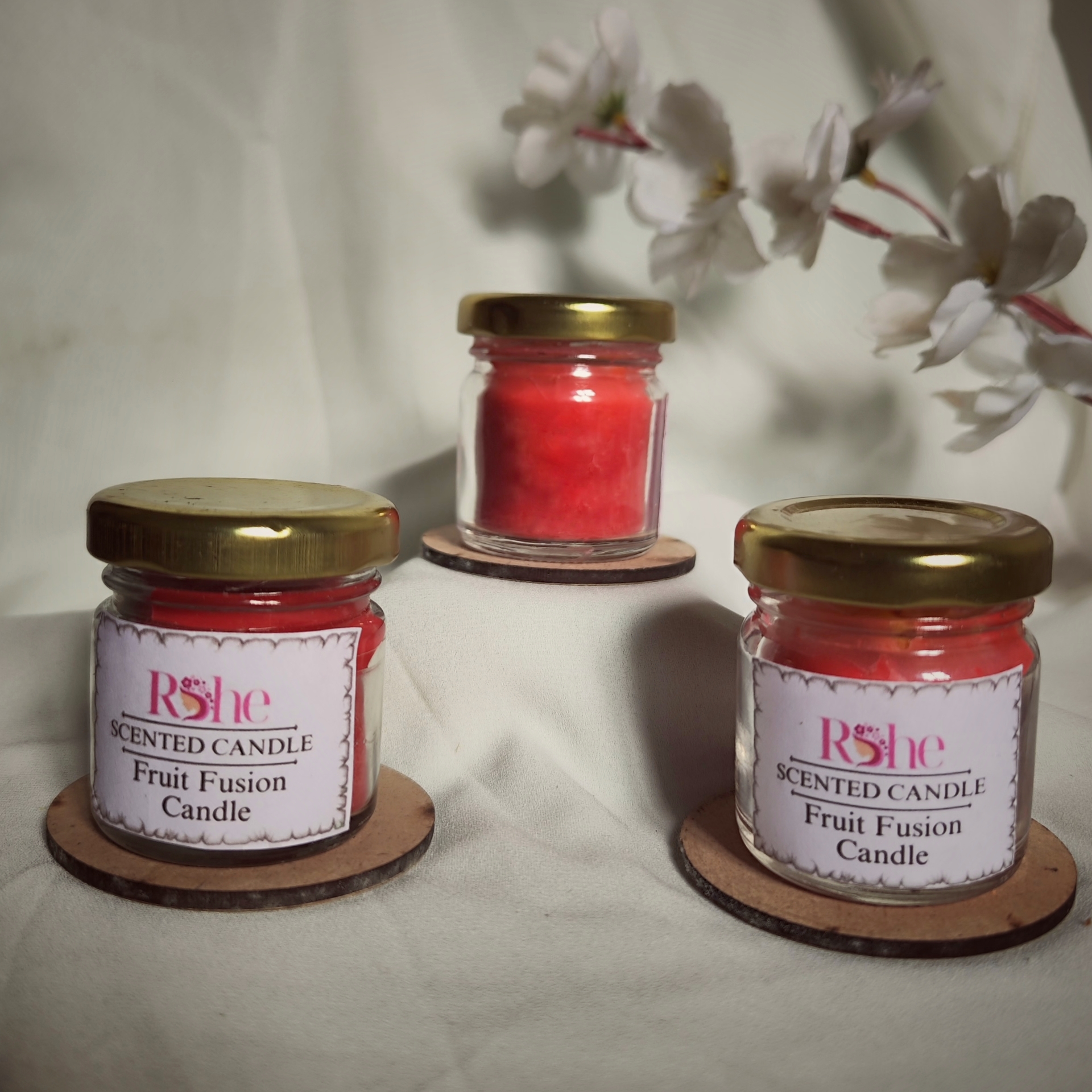 Oh-So-Delicious Fruit Fusion Candles (Set Of 3) || 50 ml – Rshe Collections